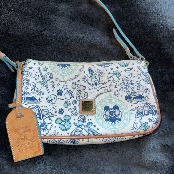 Disney | Bags | Dooney Bourke Dvc 25th Convertible Crossbody Purse ...